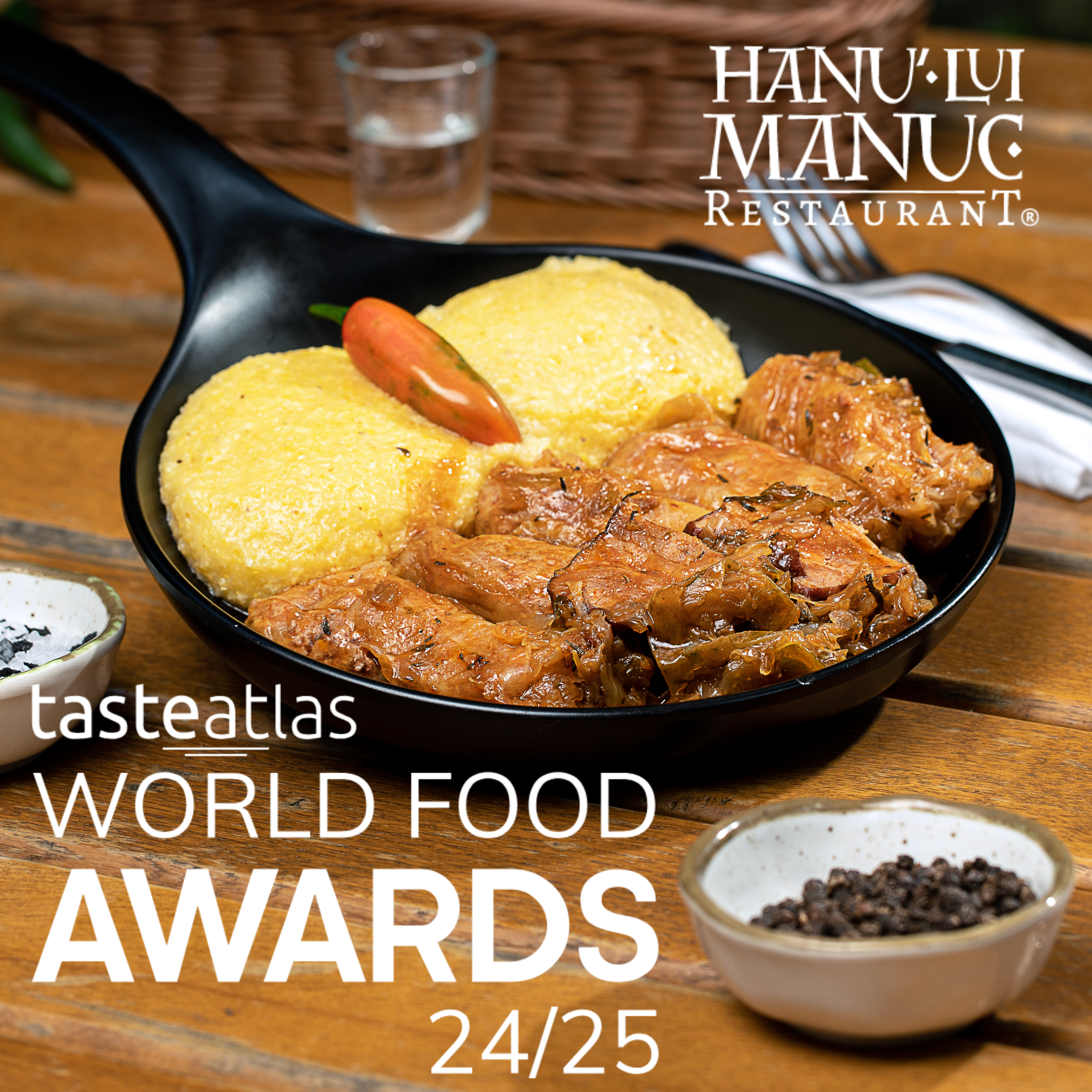 HANU’ LUI MANUC – NOMINALIZAT DE TASTEATLAS - Restaurant Hanu' lui Manuc